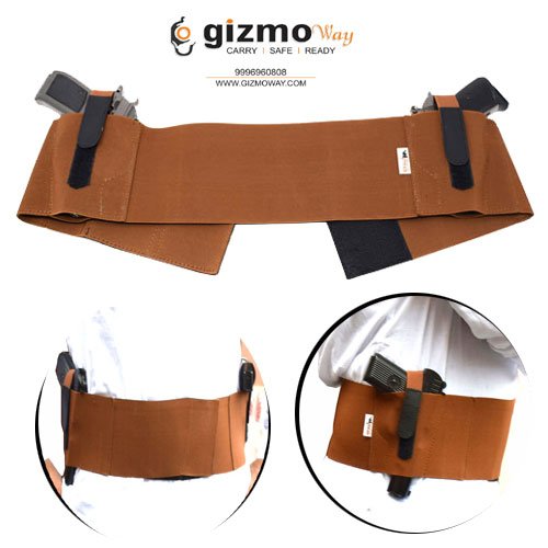 Dual Gun Holster Belly Band Holster for Concealed Carry, Waist Band ...