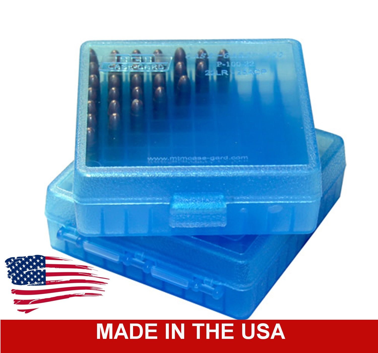 MTM 380/9MM Cal 100 Round Carry Flip-Top Ammo Box - Gizmoway