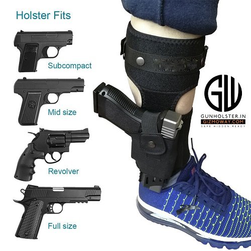 UPGRADED Ankle Gun Holster for Pistol Double anti-slip Double Non-slip ...