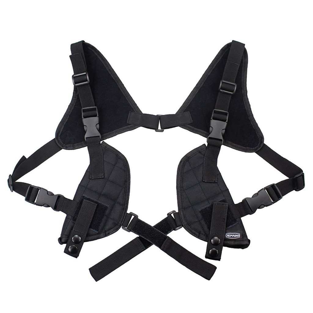 Tactical Double Draw Shoulder Holster Concealed Every Day Carry Dual ...