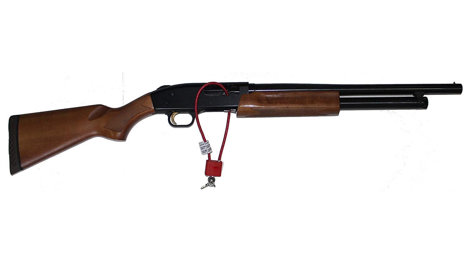 Gun Cable Lock with Key Secures Pistol, Rifle, Shotgun, Revolver, and ...