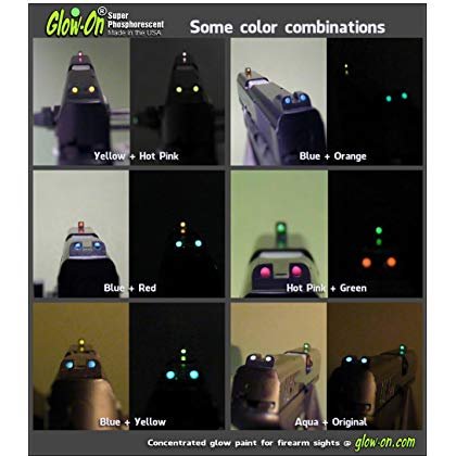 Super Glow Paint for Gun Sights, 2.3ml small Glow-On® GREEN - Gizmoway