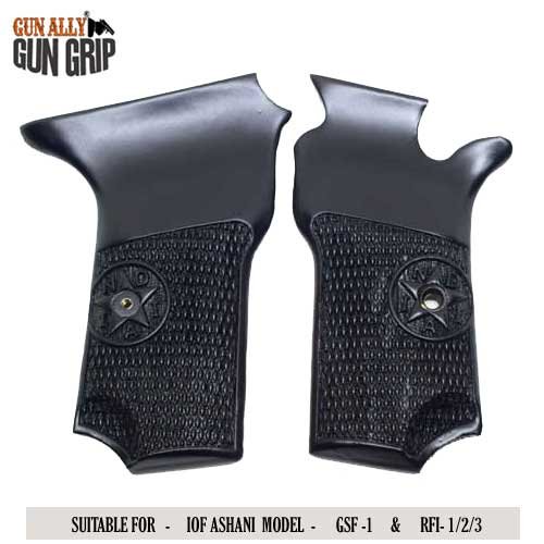GunAlly IOF Ashani RFI-1,2,3 Or GSF-1 Pistol Wood Grip - Gizmoway