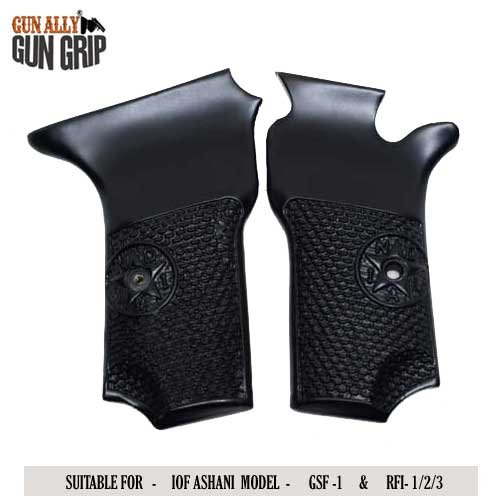 GunAlly IOF Ashani Pistol RFI-1,2,3 & GSF-1 Pistol Wood Grip - Gizmoway