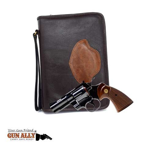 GunAlly 32 Bore Revolver File Cover Case Diary Style Holster Bag - Gizmoway