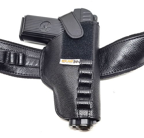 Gun Ally Pistol Cover with Belt (Side Holster) 9mm,30 Bore - Gizmoway