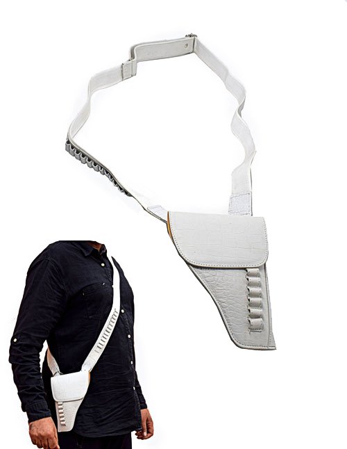 GunAlly White Shoulder Cross Holster For IOF Pistol - Gizmoway