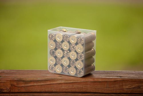 MTM SHELL STACK 25 RD. COMPACT SHOTSHELL STORAGE BOX - SS25-00 Ammo Box ...