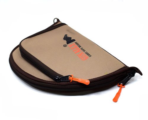 GunAlly Revolver/Pistol Carrying Bag with Soft Padded Wool - Gizmoway