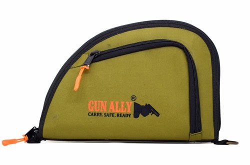 GunAlly Revolver/Pistol Carrying Bag with Soft Padded Wool - Gizmoway