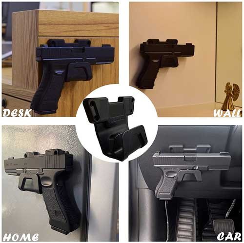 Magnetic Gun Mount with Safety Trigger Guard - Gizmoway