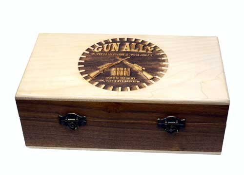 GunAlly Wood Rifle Ammo Box for 315 Bore - Gizmoway