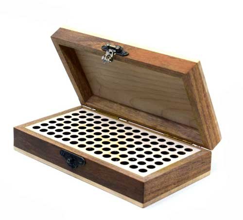 GunAlly Wooden Ammo Box for Revolver .32 Caliber - Gizmoway