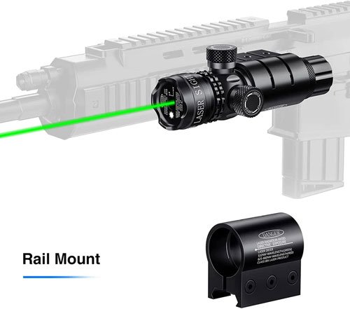 Tactical Green Dot Laser Sight Scope Barrel Mounted Laser Kit - Gizmoway