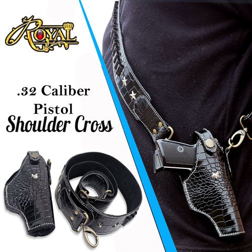 GunAlly Royal Shoulder Cross Holster - Premium Style and Comfort Carry ...