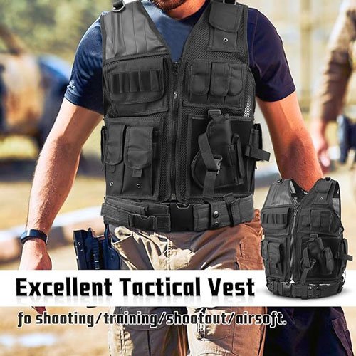 Tactical Vest for Outdoor Combat Training and Activities - Military ...
