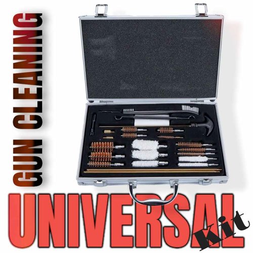 GunAlly Cleaning Kit for All Guns, Universal Gun Cleaning Supplies with ...