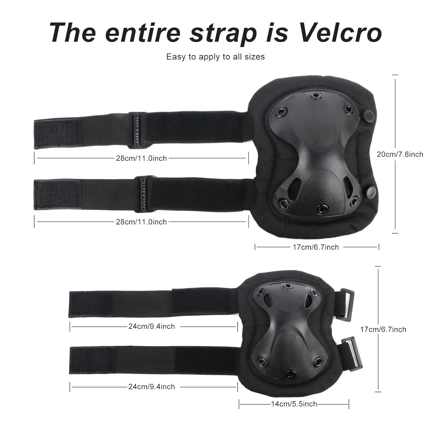 Tactical Combat Military Army Hard X Knee Pads & Elbow Protection Pads ...